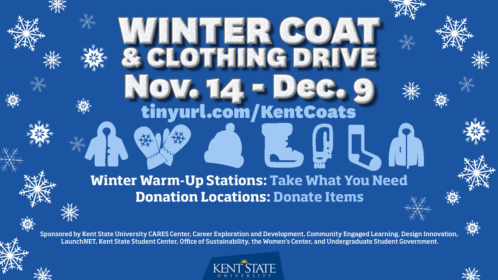 Kent State’s Annual Clothing Drive Wants Everyone Warm This Winter | Kent State Today
